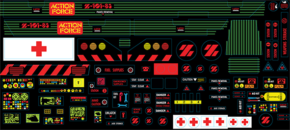 Z Force - Sticker Sheets