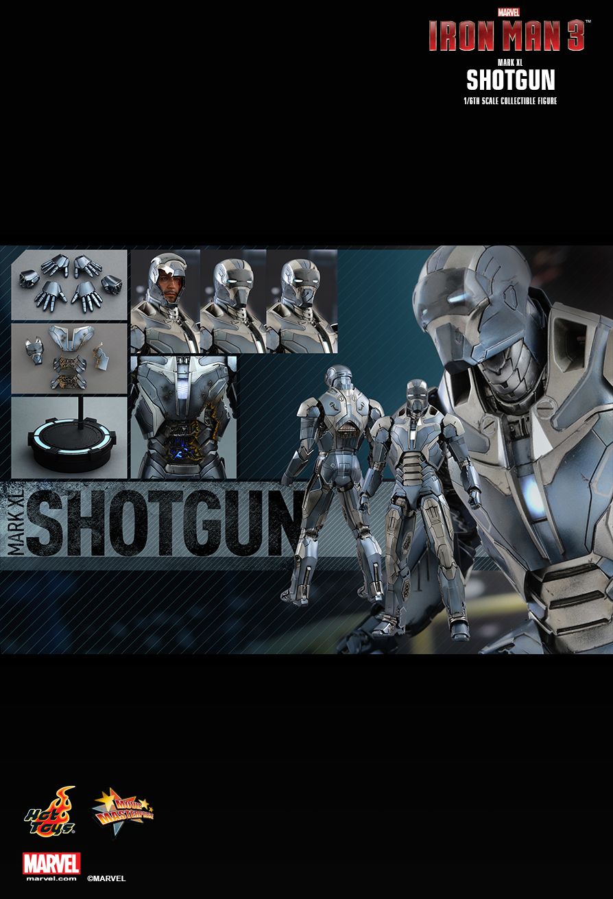 Iron Man Mark 40 Shotgun Sixth Scale Figure by Hot Toys Movie ...