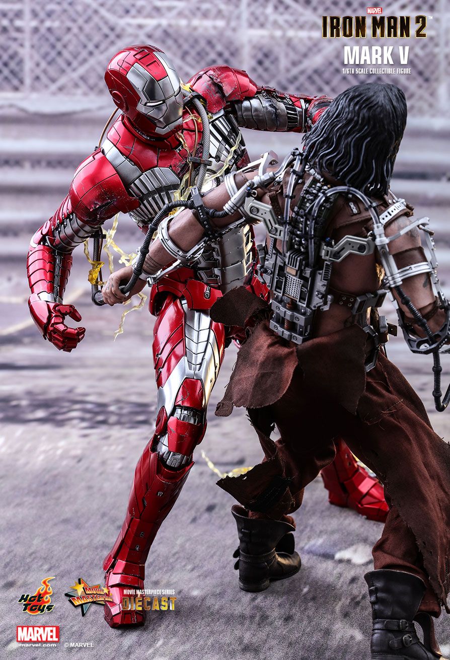 Iron Man Mark V Sixth Scale Figure by Hot Toys DIECAST Movie ...