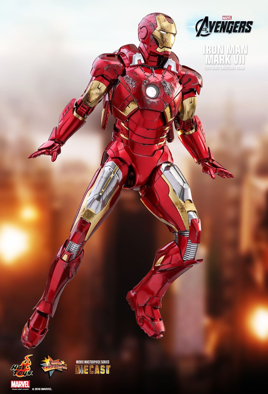Iron Man Mark VII MK7 DIECAST - The Avengers - Movie Masterpiece Series ...
