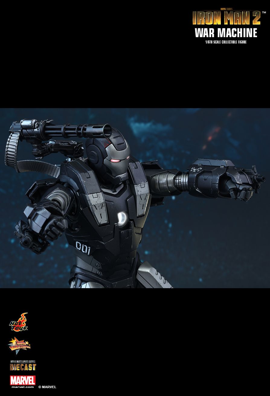 War Machine Sixth Scale Figure by Hot Toys DIECAST Movie Masterpiece Series