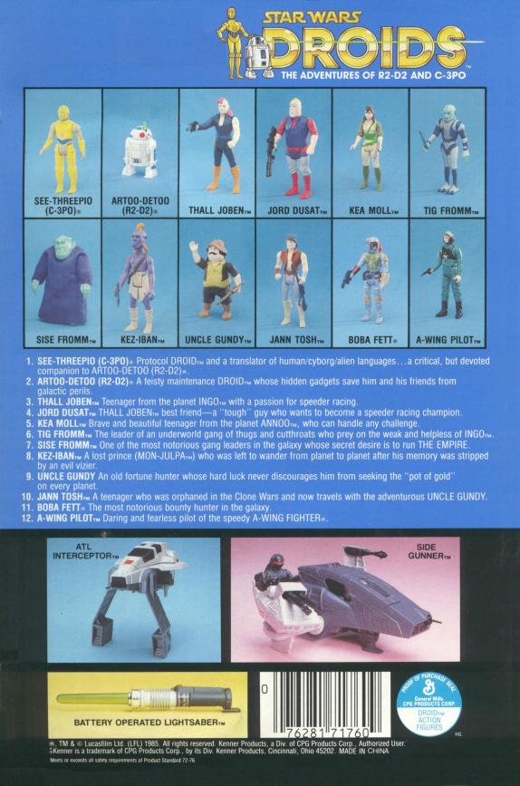 Droids Card Backs